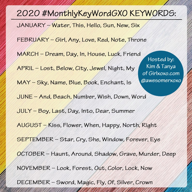Monthly Key Word Challenge 2020 – Cuddle Up With a Cozy Mystery